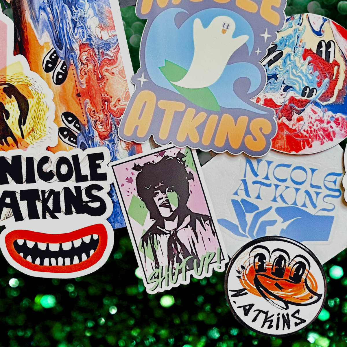 Giant Deluxe Sticker Pack – Nicole Atkins Store